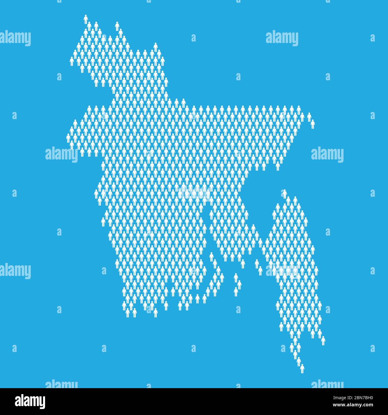 Population density asia Stock Vector Images - Alamy