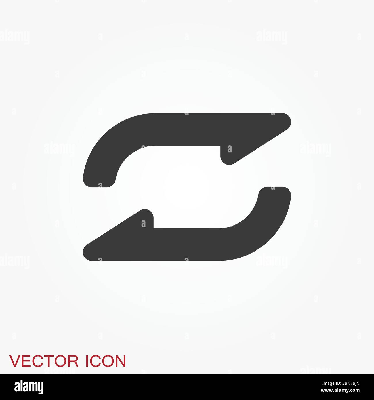 Transfer vector icon. Money symbol isolated on background Stock Vector ...