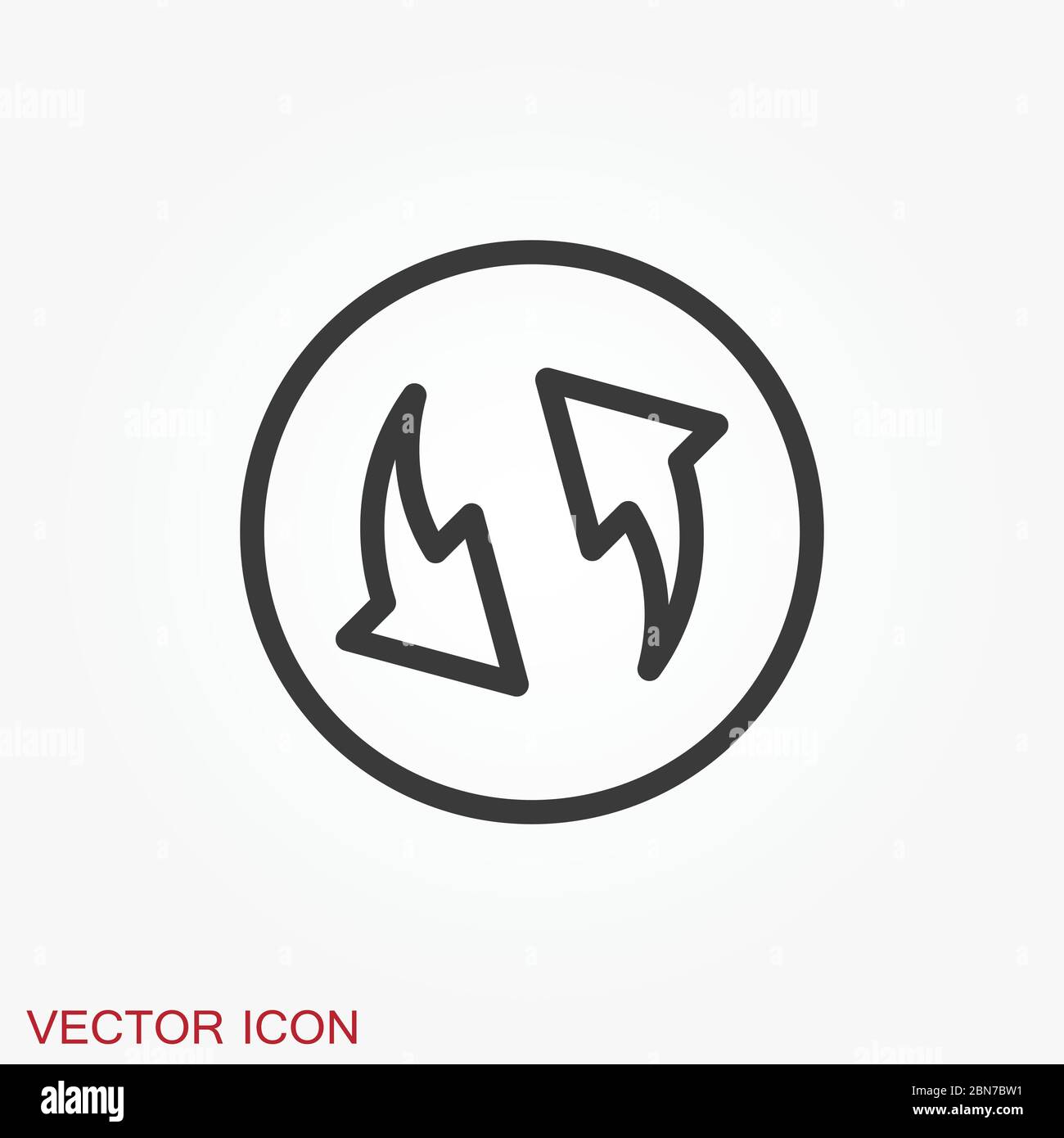 Transfer vector icon. Money symbol isolated on background Stock Vector ...