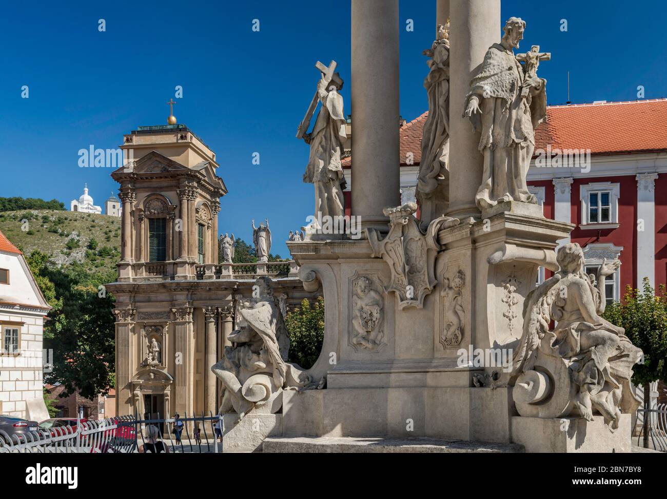 Holy Trinity Plague Column at Namesti, Dietrichstein Tomb behind, St ...