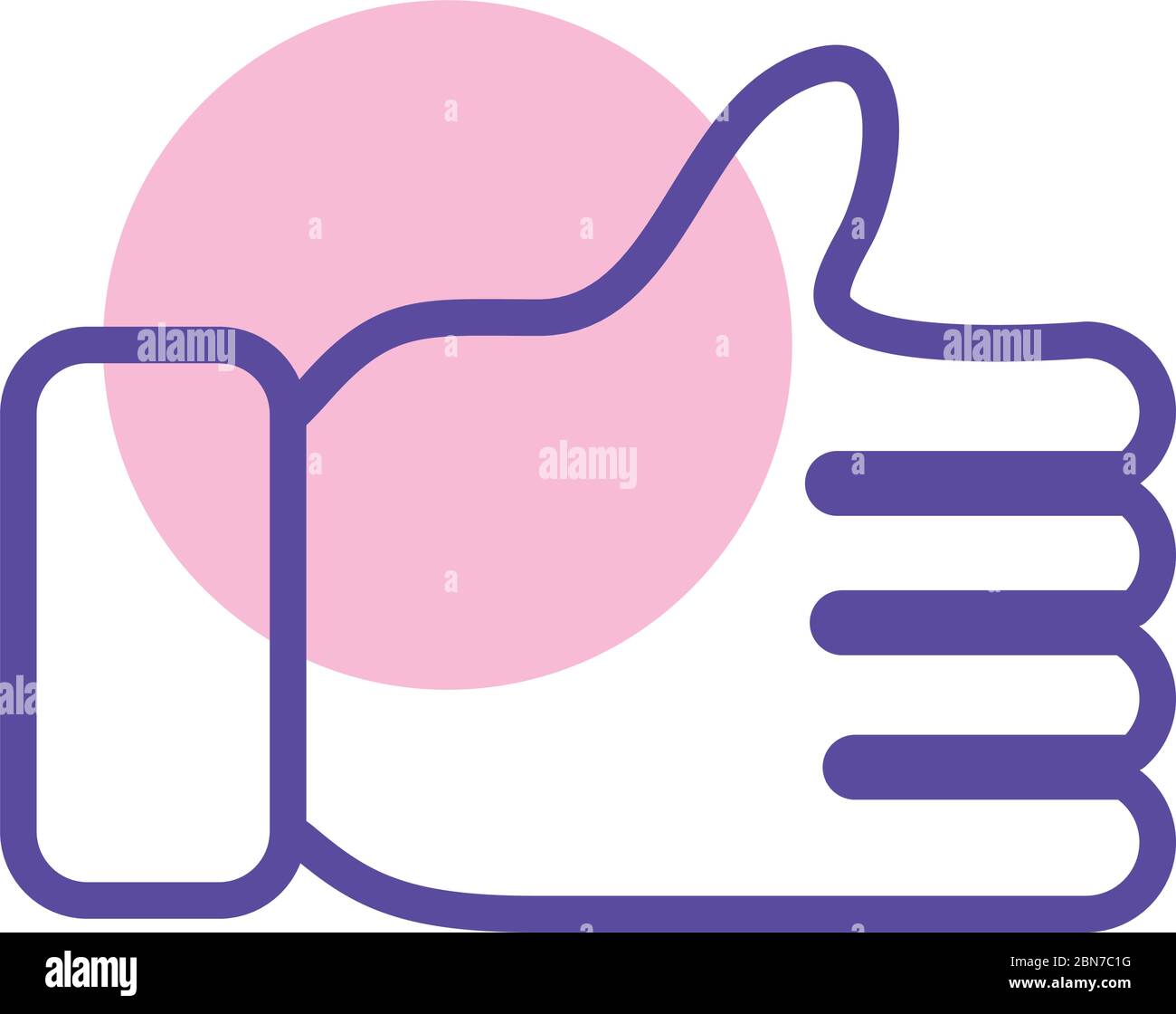 hand like symbol line style icon Stock Vector Image & Art - Alamy