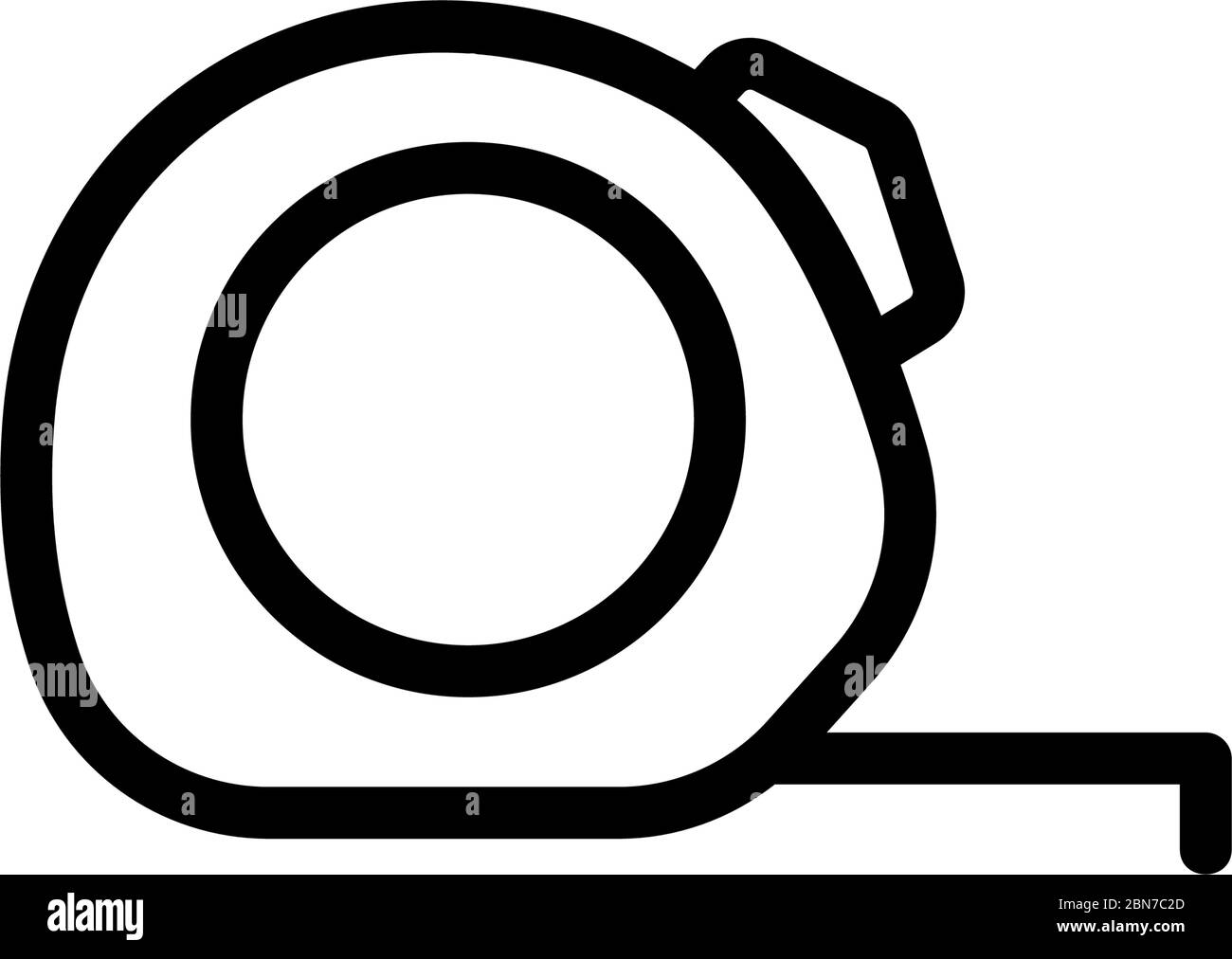 yardstick for accuracy icon vector outline illustration Stock Vector ...