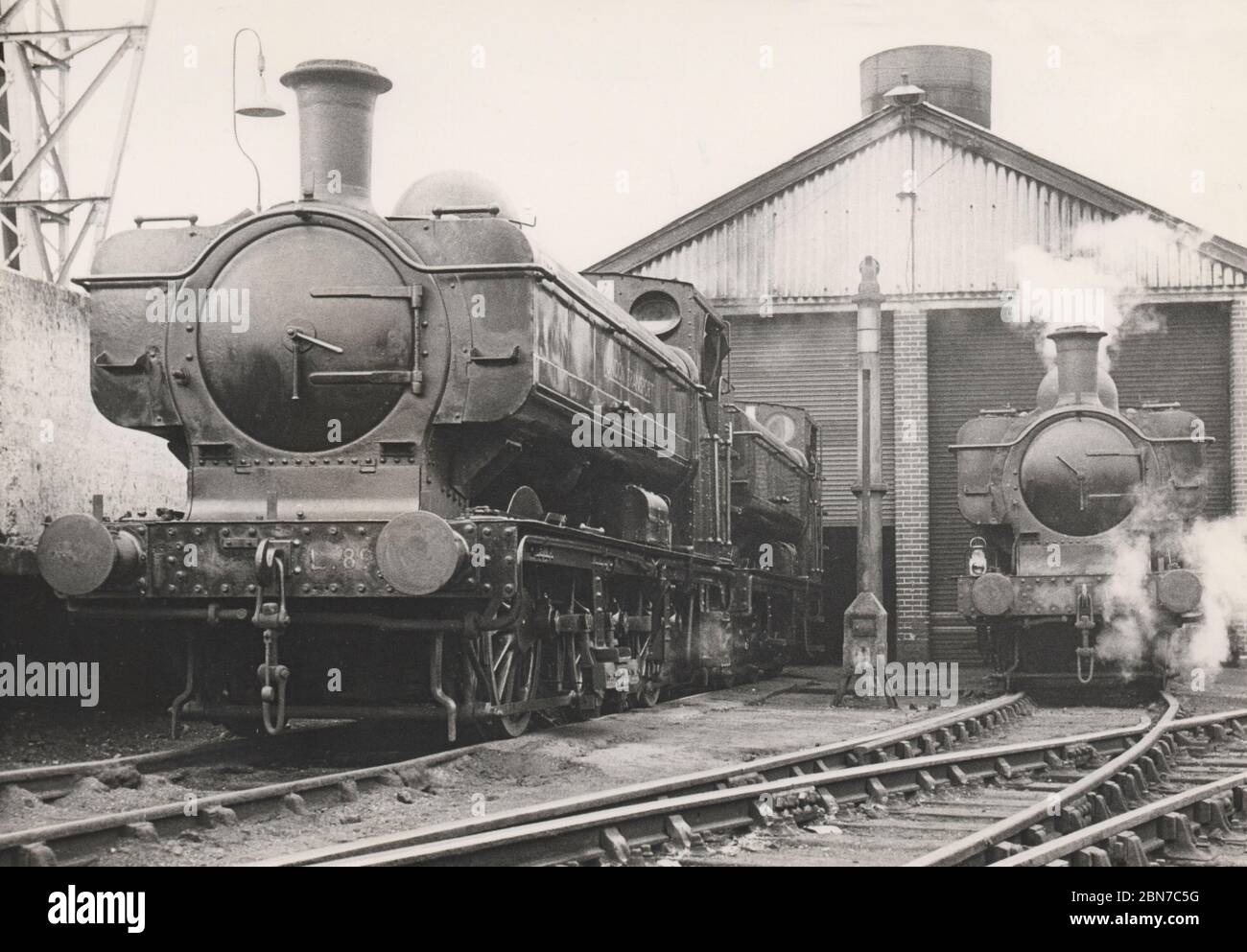 London Transport Pannier Tank Locomotives at Lillie Bridge Depot -1 ...