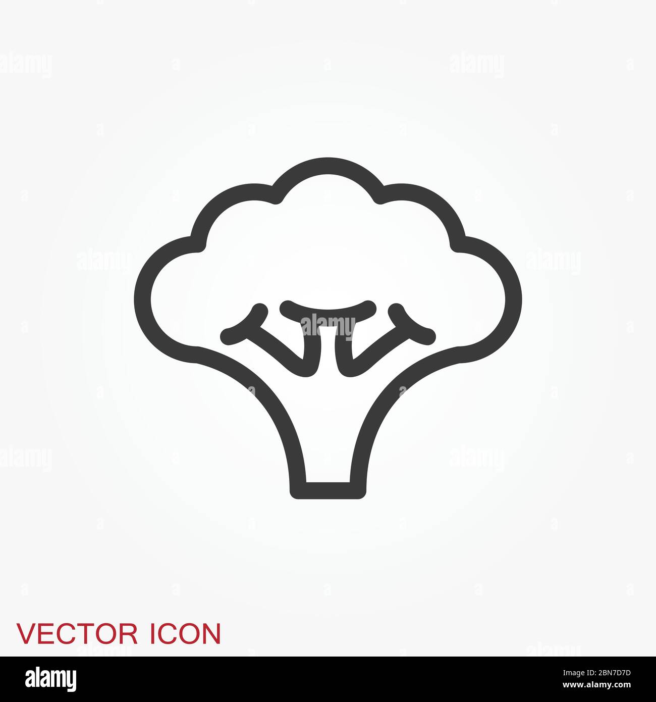 Vegetables vector icon, symbol isolated on background Stock Vector ...