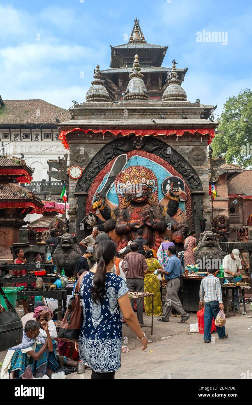 Kal bhairav statue hi-res stock photography and images - Alamy