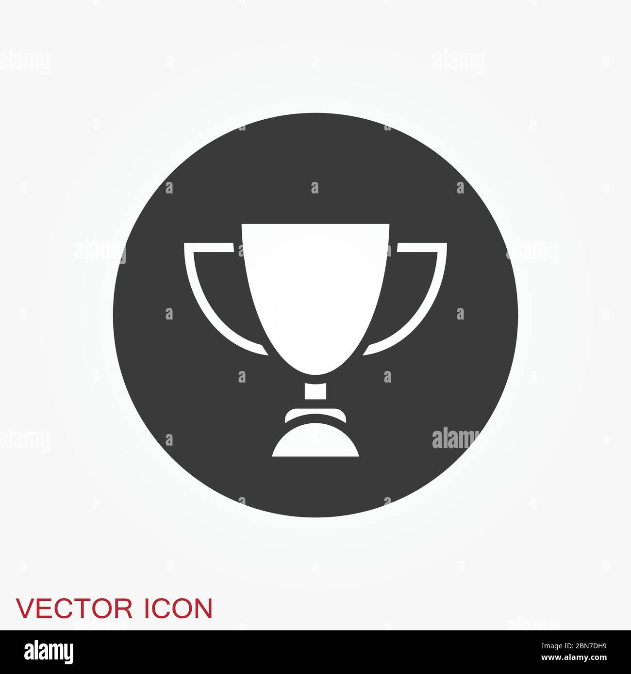 Victory vector icon. Winner symbol isolated on background Stock Vector ...