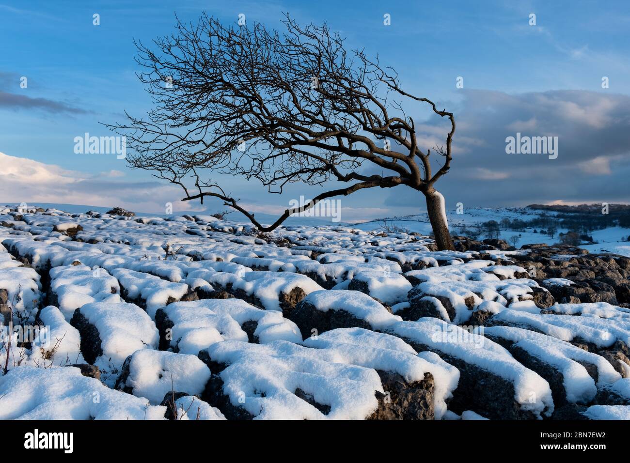 Snow - Farleton Knott, Cumbria Stock Photo - Alamy