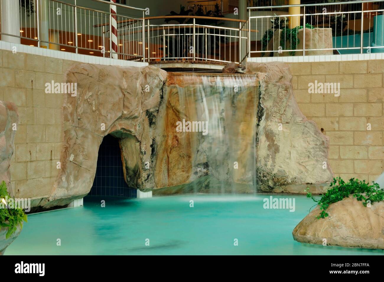 Aquapark at Holiday Club Caribia hotel in Turku. Finland Stock Photo ...