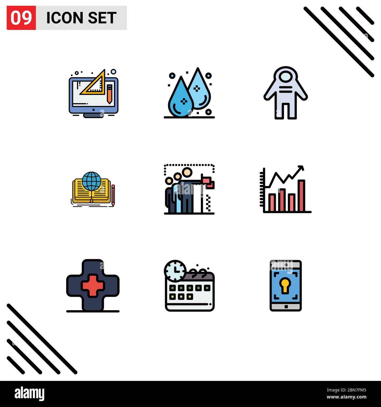 Group theory Stock Vector Images - Alamy