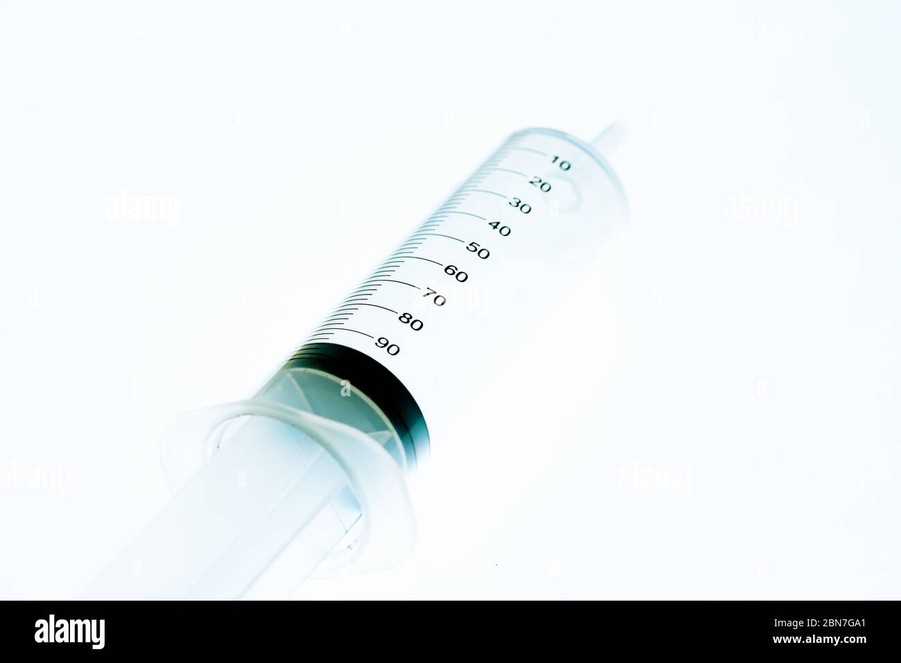 plastic disposable medical syringe Stock Photo - Alamy