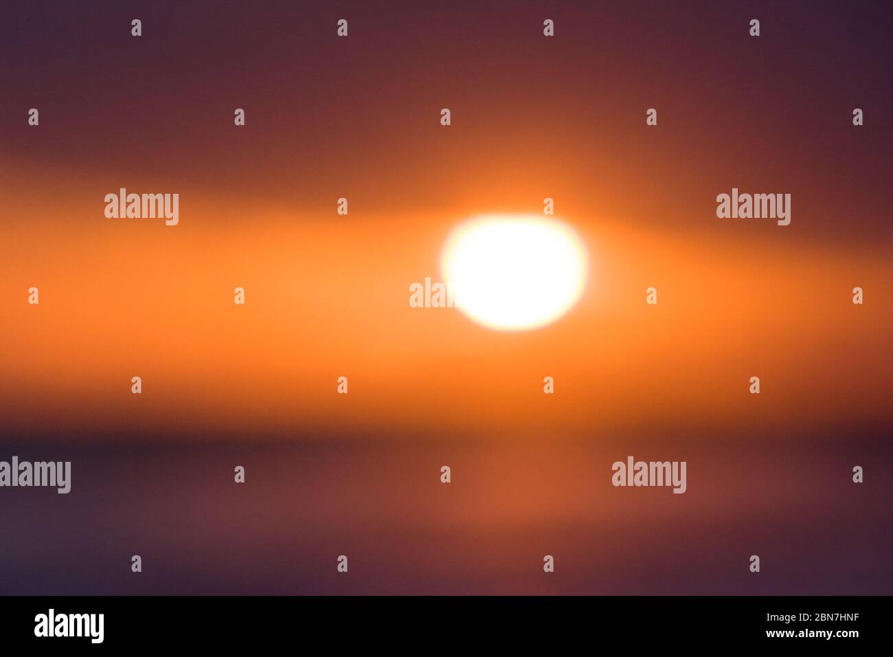 Intentionally Blurry Sunset at the Beach in Mexico Stock Photo - Alamy