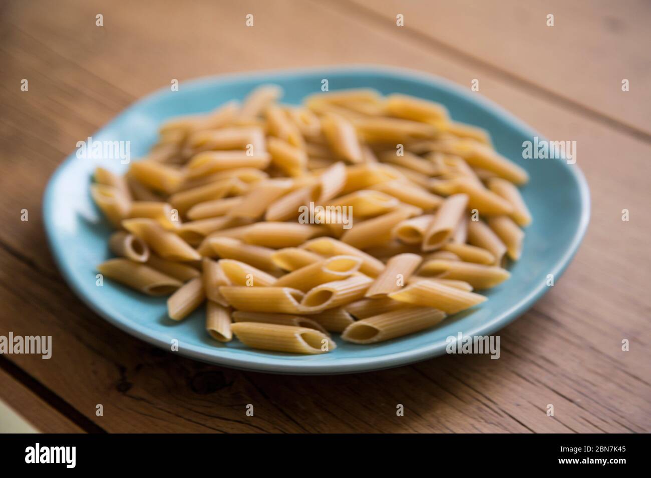 Italian raw dry pasta Stock Photo - Alamy