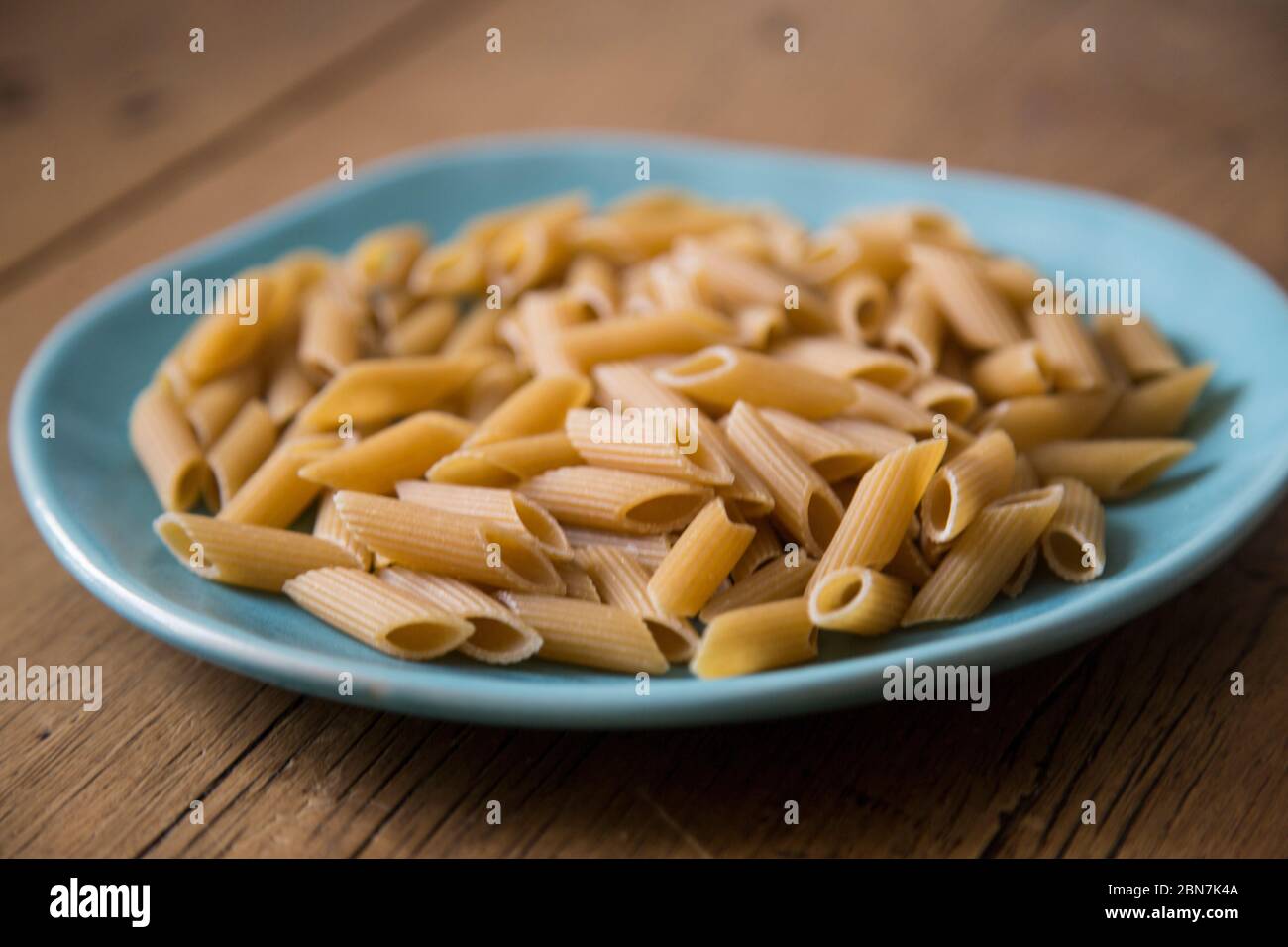 Italian raw dry pasta Stock Photo - Alamy