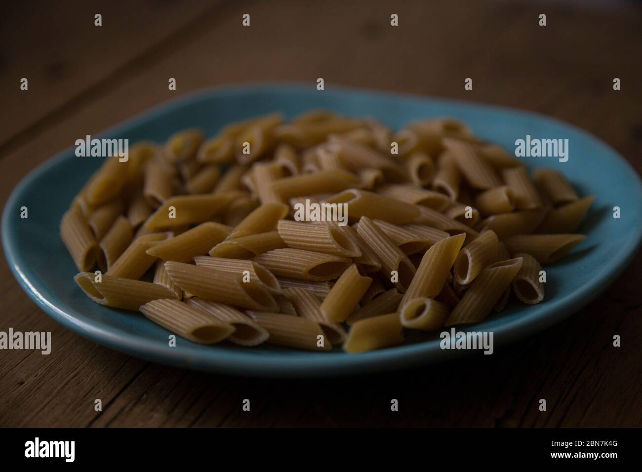 Italian raw dry pasta Stock Photo - Alamy