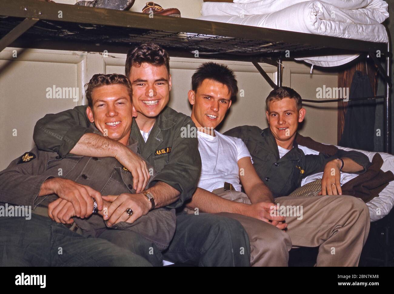 US Army soldiers stationed in Germany in the mid-1950s – four members ...