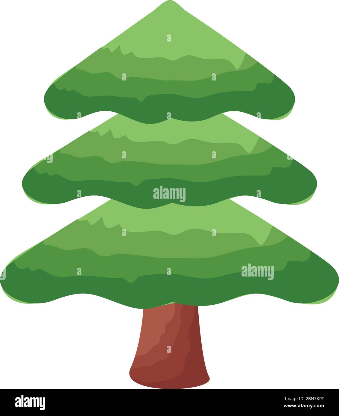 pine tree plant flat style icon Stock Vector Image & Art - Alamy