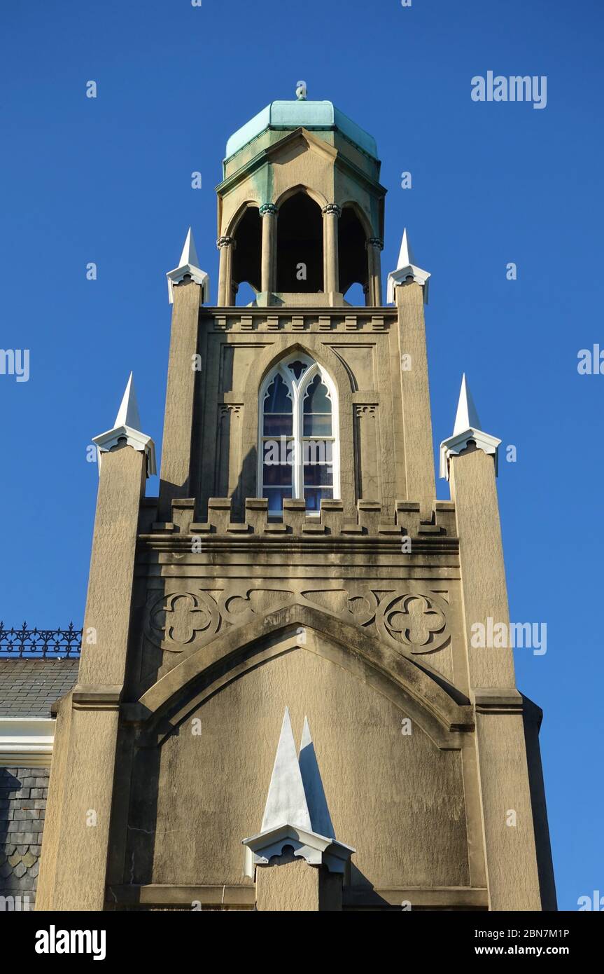 SAVANNAH, GA -3 MAY 2020- View of the historic Congregation Mickve ...