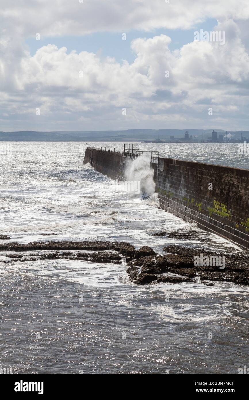 Hartlepool heugh breakwater pier hi-res stock photography and images ...