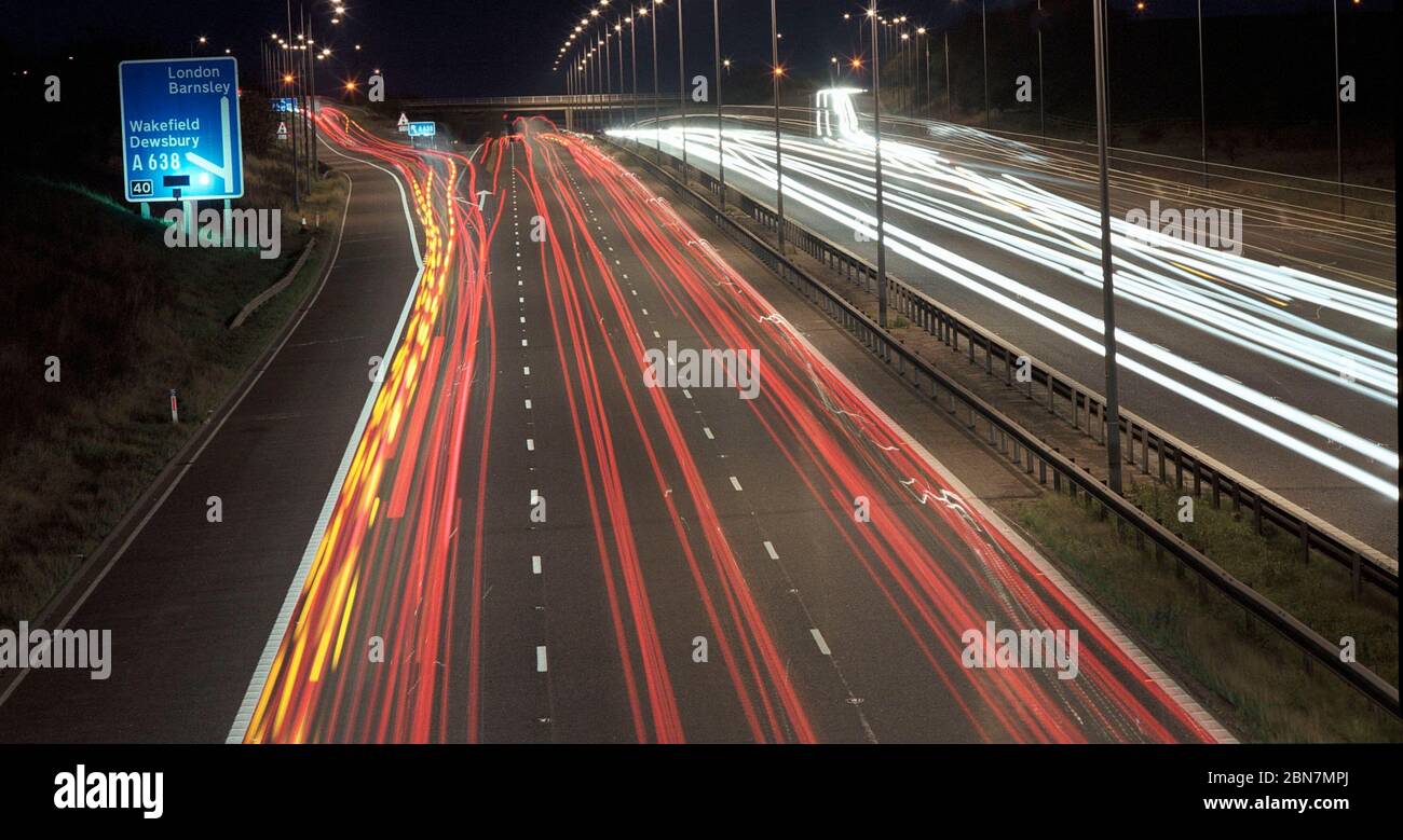M1 motorway 1990s hi-res stock photography and images - Alamy