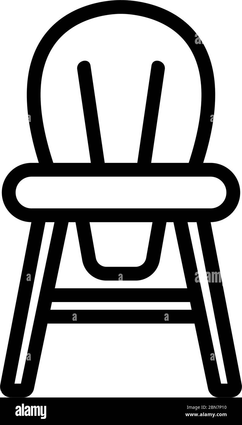 Tall back chair Stock Vector Images - Alamy
