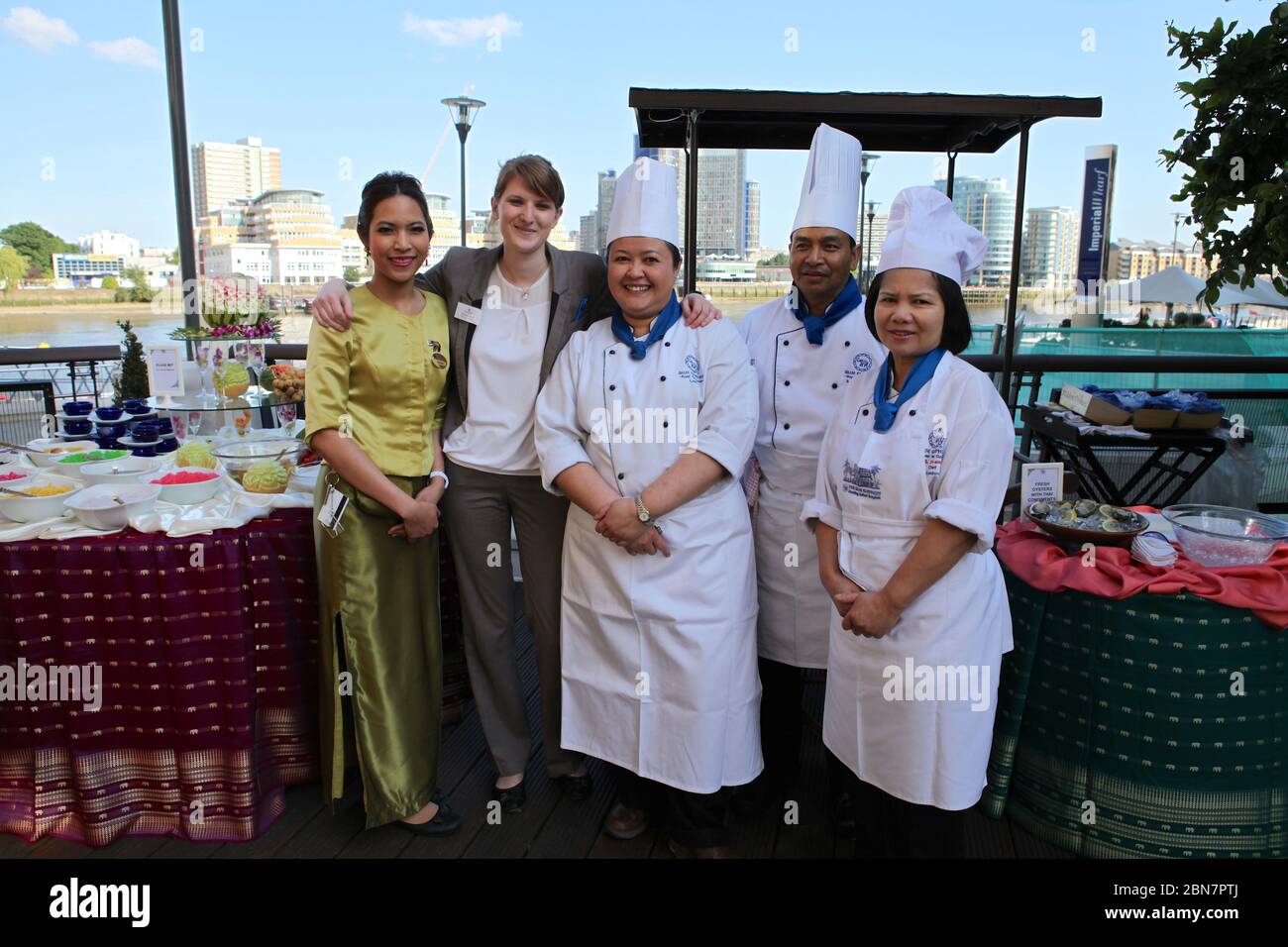 The new Blue Elephant restaurant . Because of it's riverside location ...