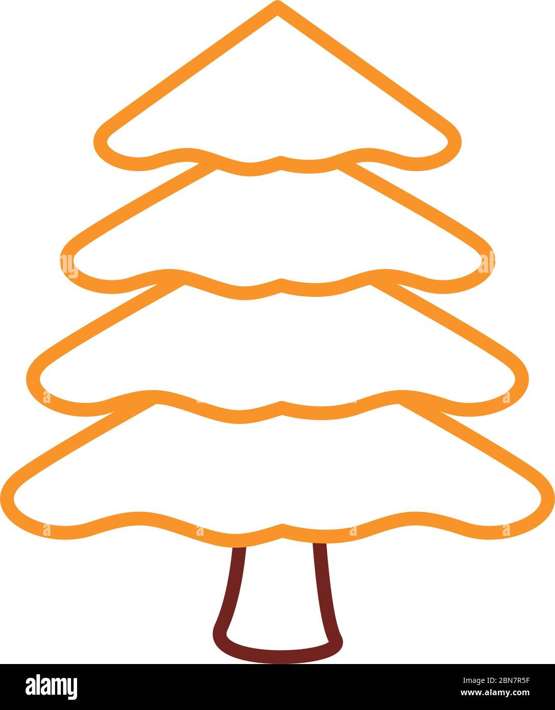 pine tree plant line style icon Stock Vector Image & Art - Alamy