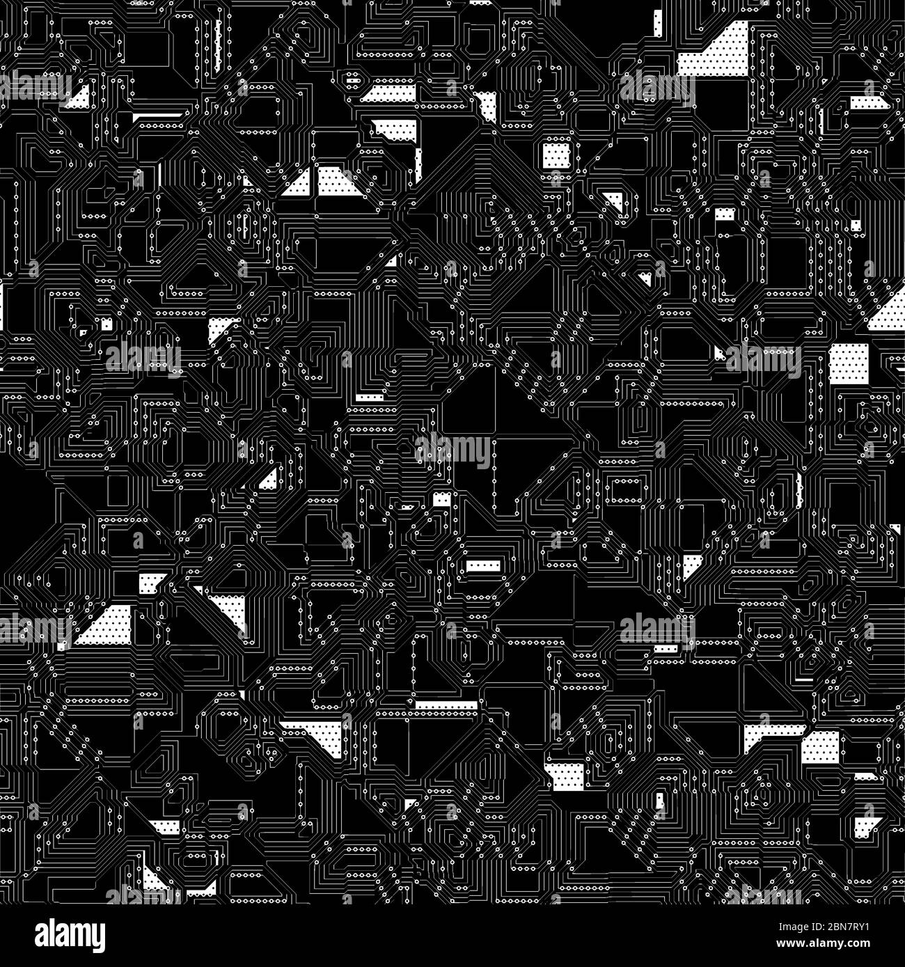 Seamless Circuit Texture