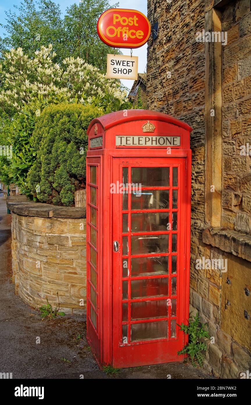Blue post office telephone box hi-res stock photography and images - Alamy