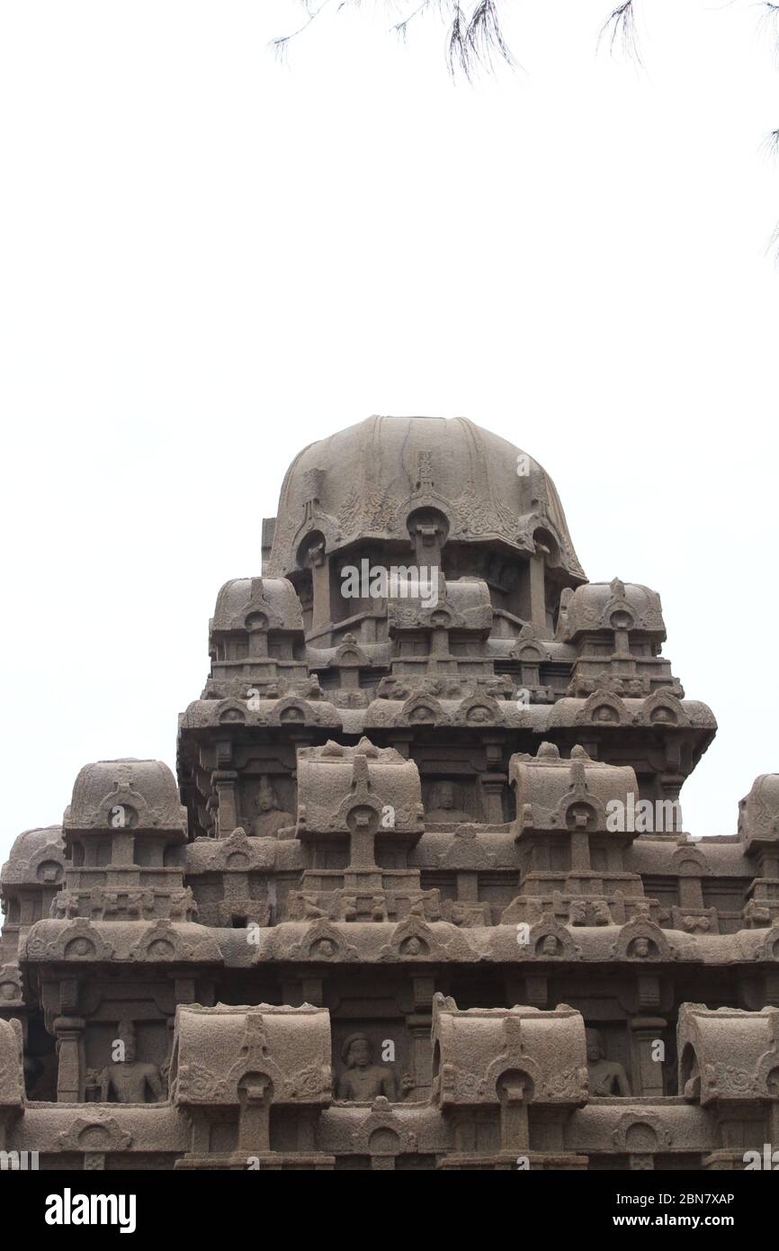 TEMPLES OF MAHABALIPURAM Stock Photo - Alamy