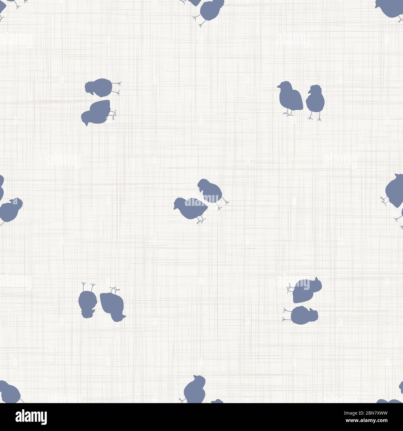 Seamless french farmhouse chick silhouette pattern. Farmhouse linen ...