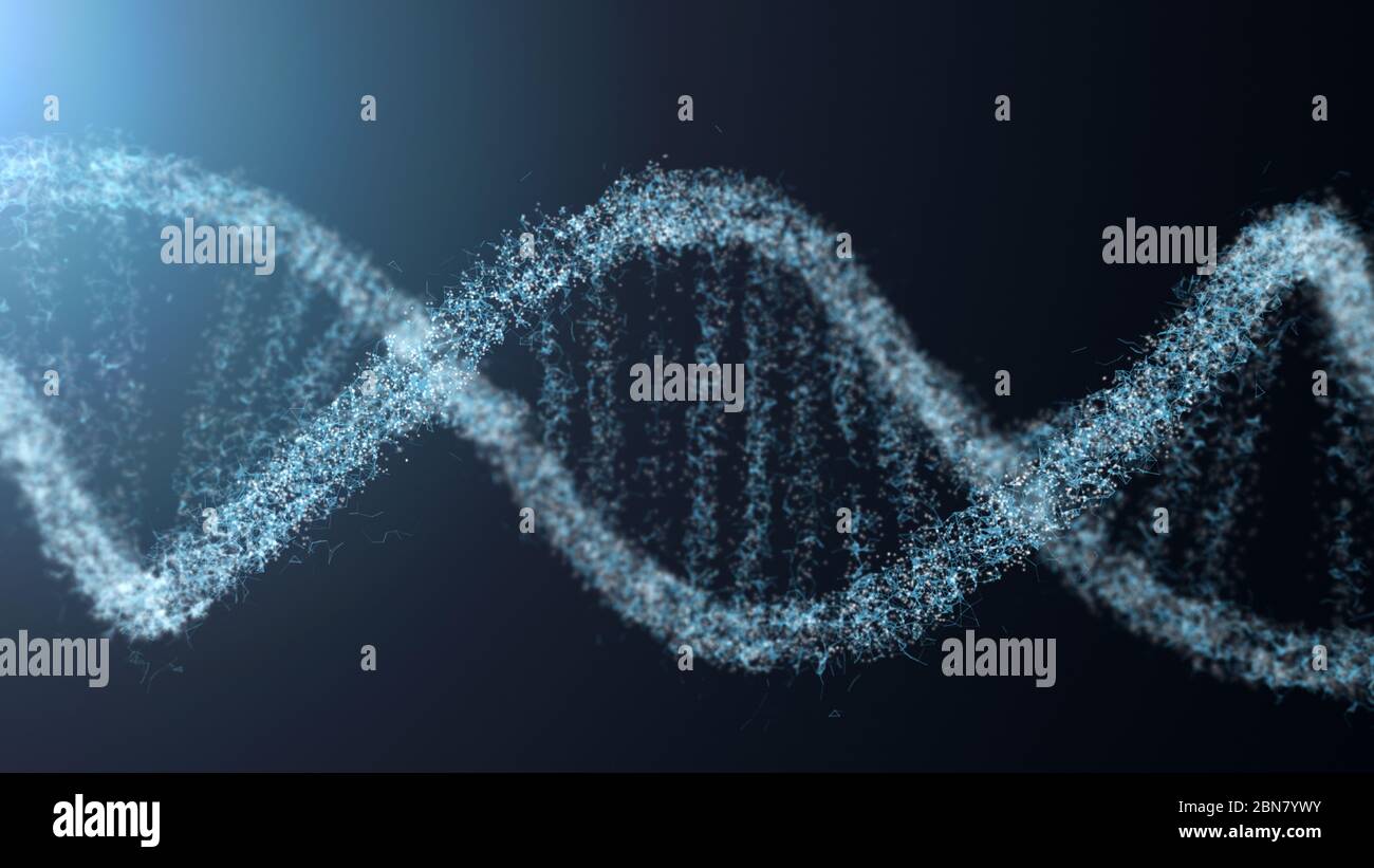 DNA digital illustration Stock Photo - Alamy