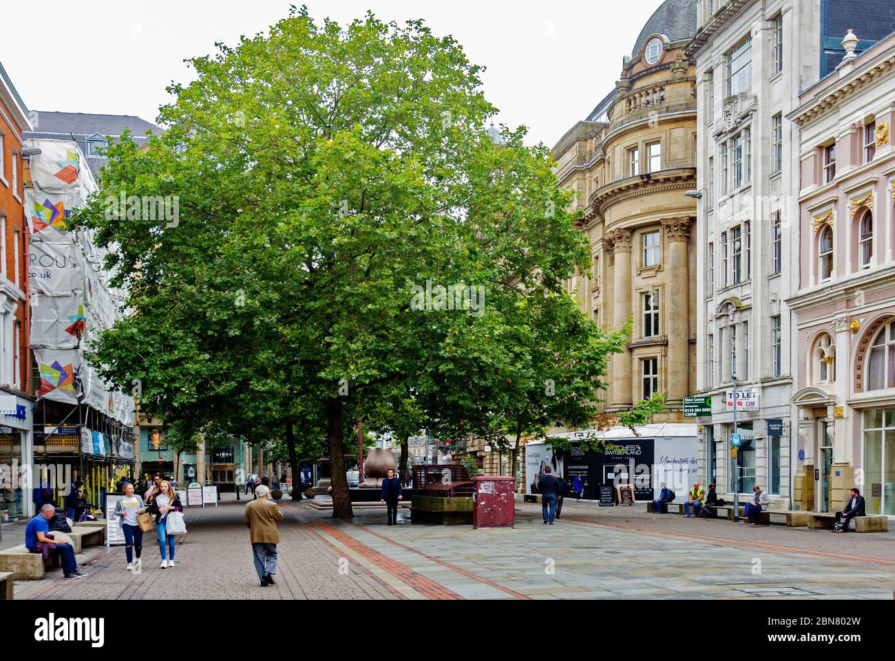 st.anns square, manchester, england, britain Stock Photo - Alamy