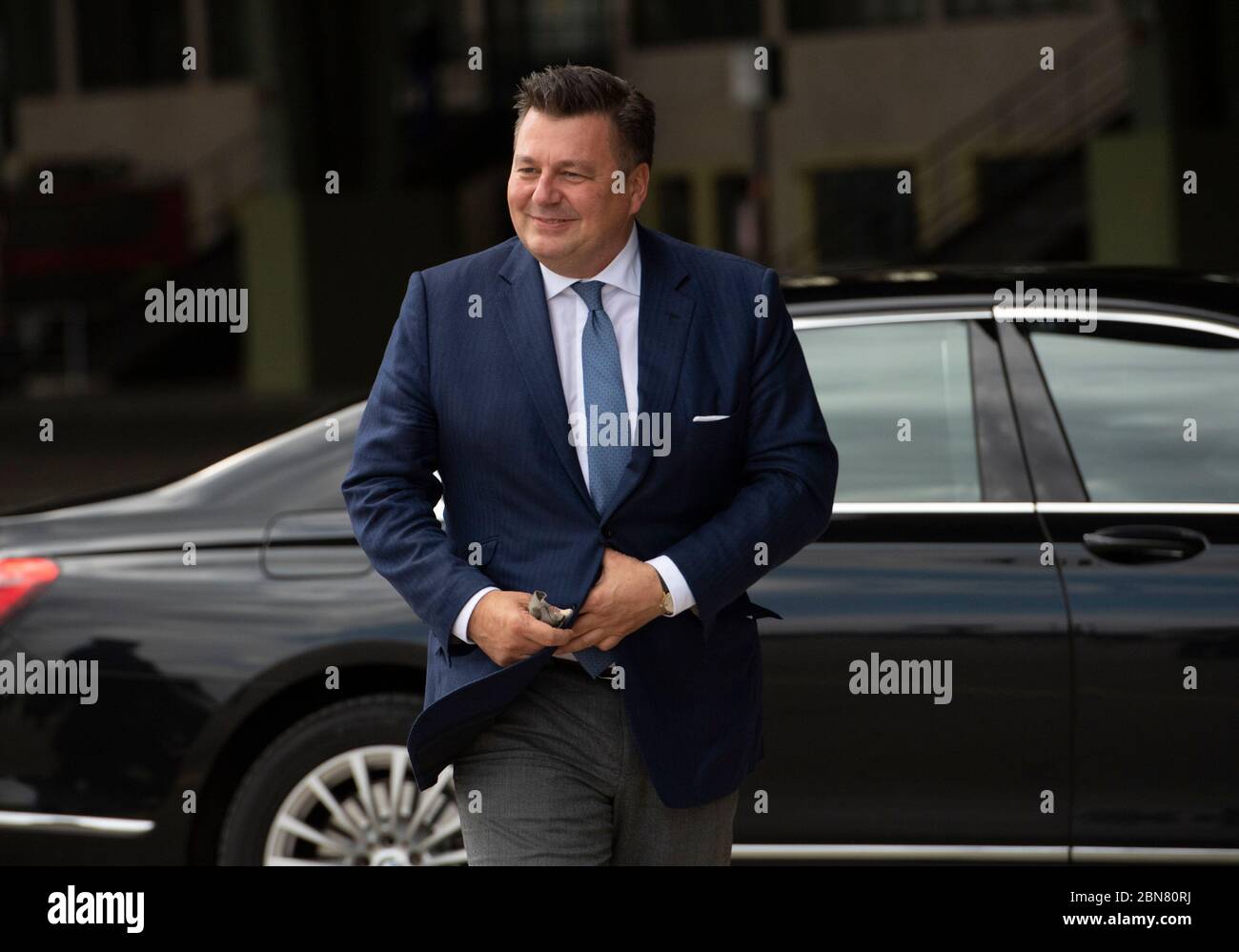 Berlin, Germany. 13th May, 2020. Senator of the Interior Andreas Geisel ...
