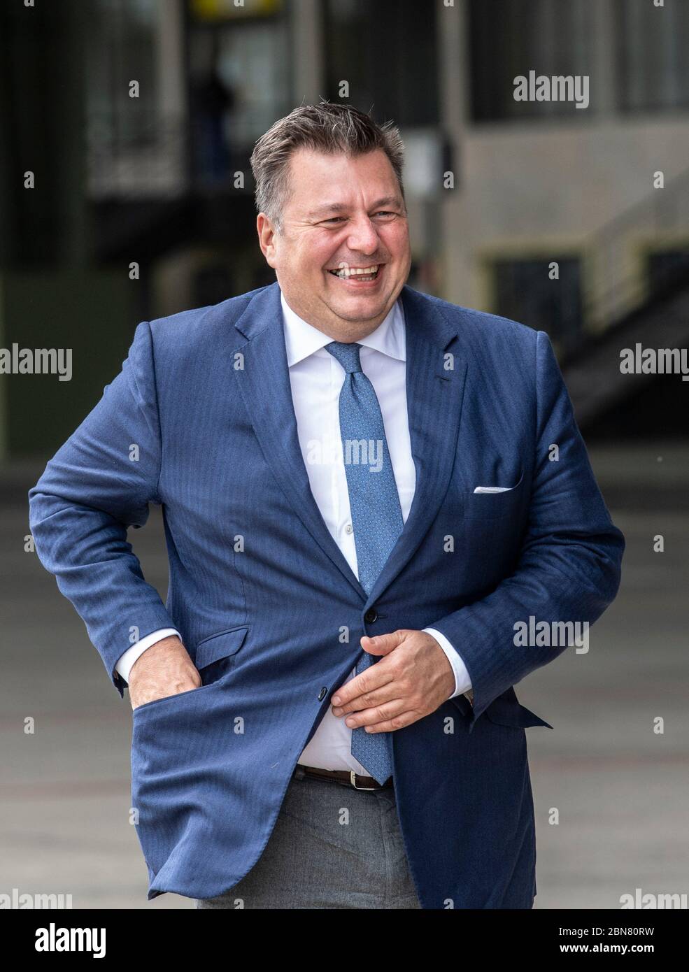 Berlin, Germany. 13th May, 2020. Senator of the Interior Andreas Geisel ...