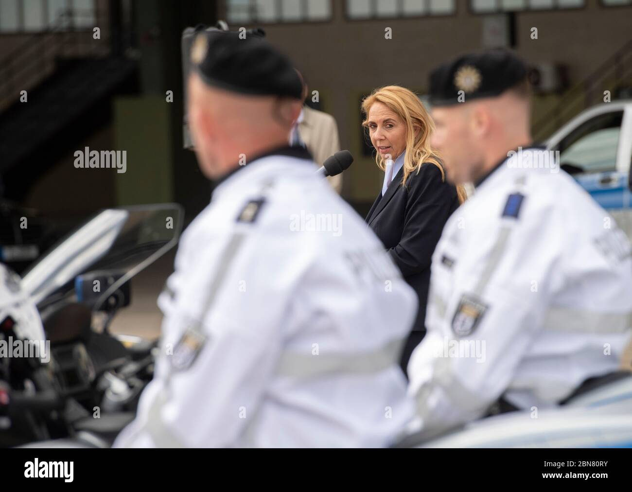 Berlin, Germany. 13th May, 2020. Police President Barbara Slowik speaks ...