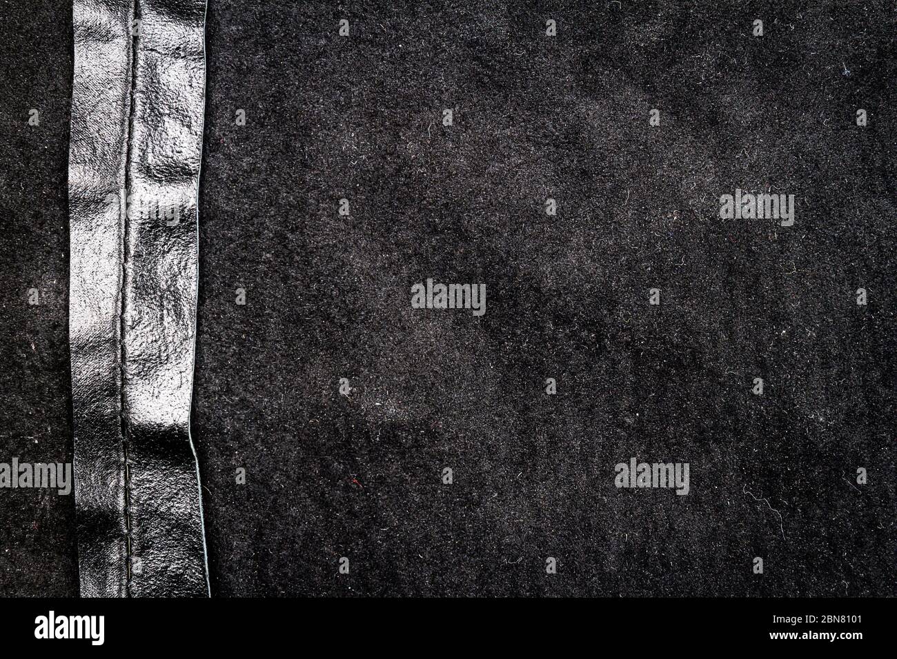 Crumpled black leather texture background. Abstract texture of leather ...