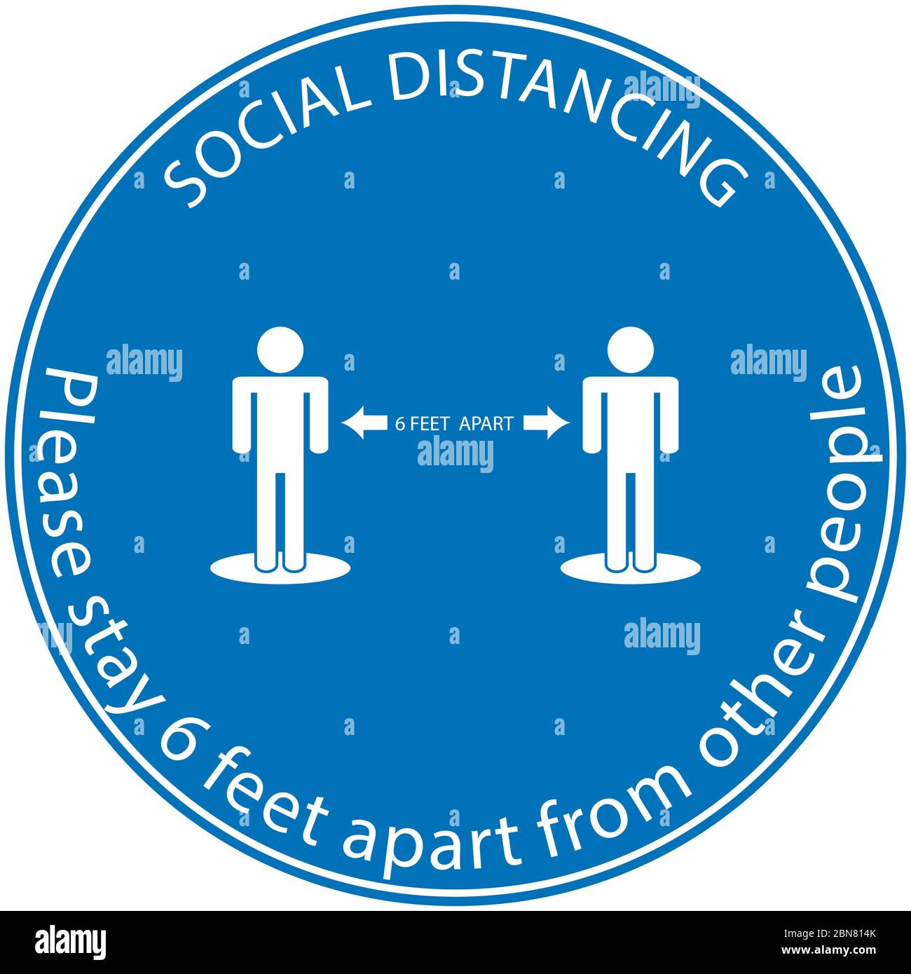 Icon people concept Social Distancing stay 6 feet apart from other ...