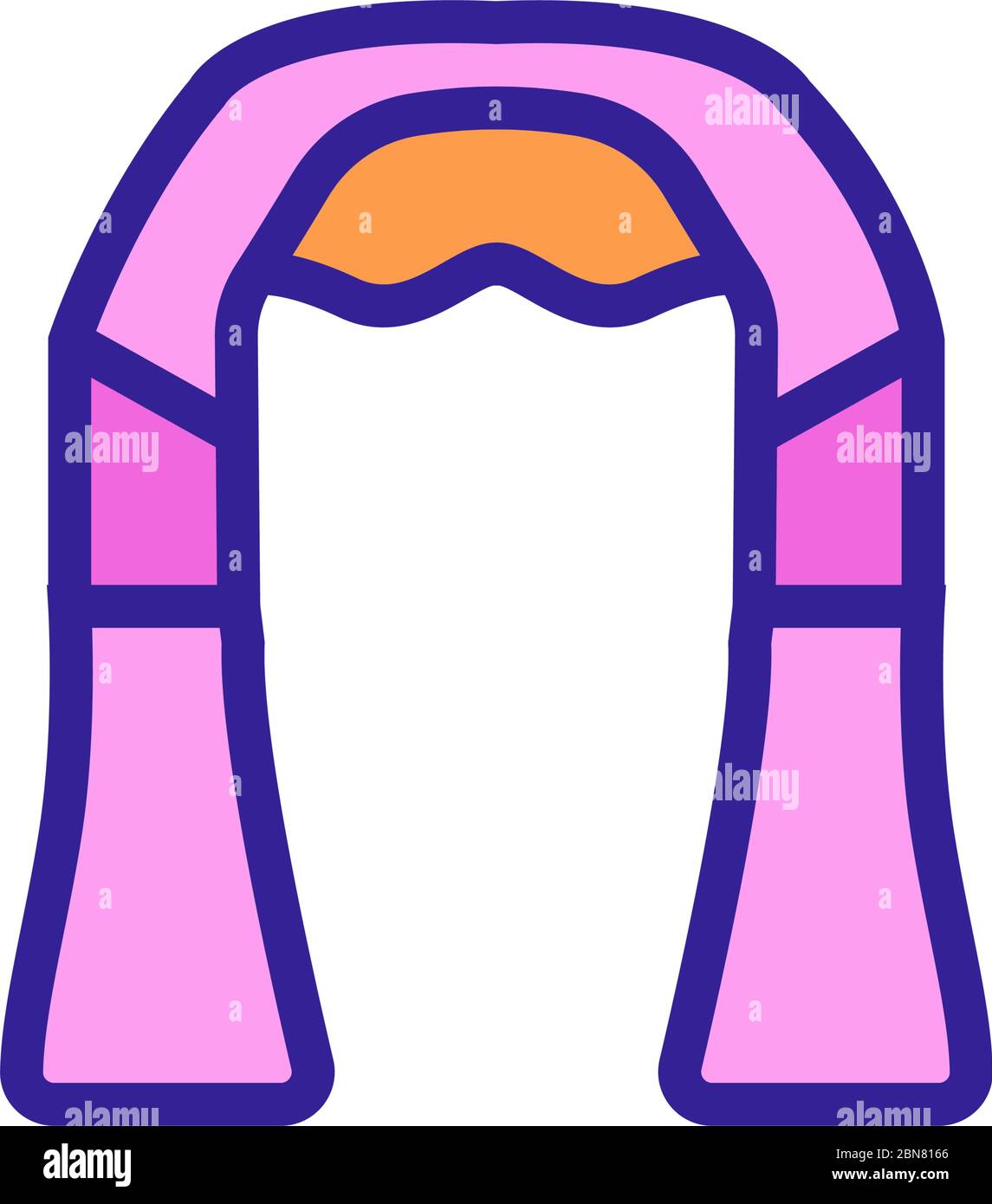 neck and shoulder massager icon vector outline illustration Stock ...