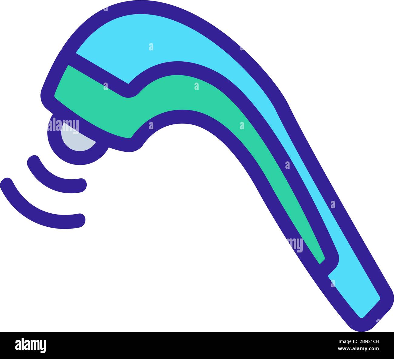 vibrating massager icon vector outline illustration Stock Vector Image ...