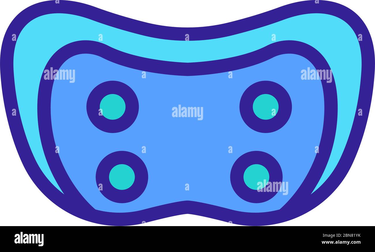 massager for individual parts of body icon vector outline illustration ...