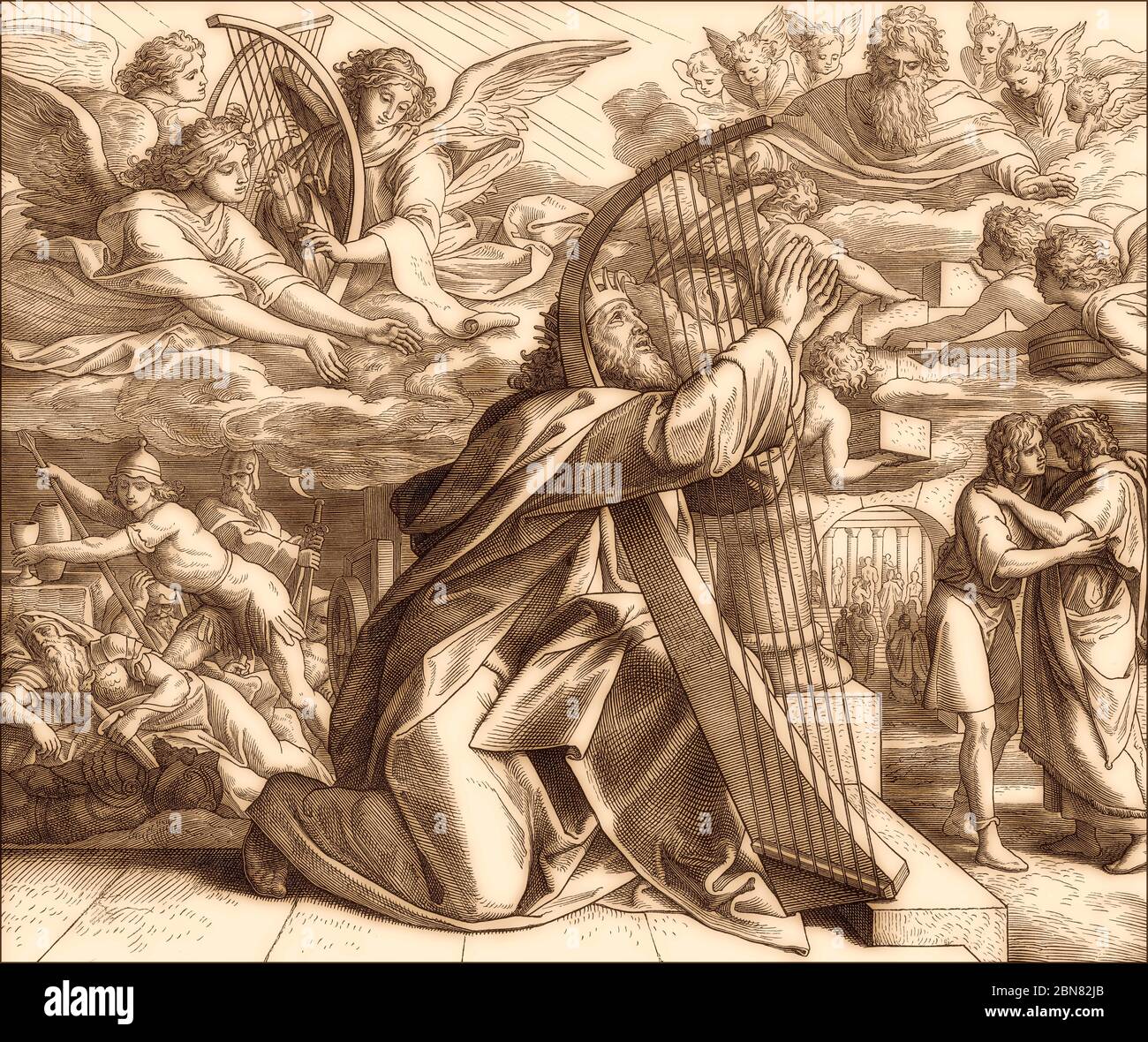King David At Prayer High Resolution Stock Photography and Images - Alamy