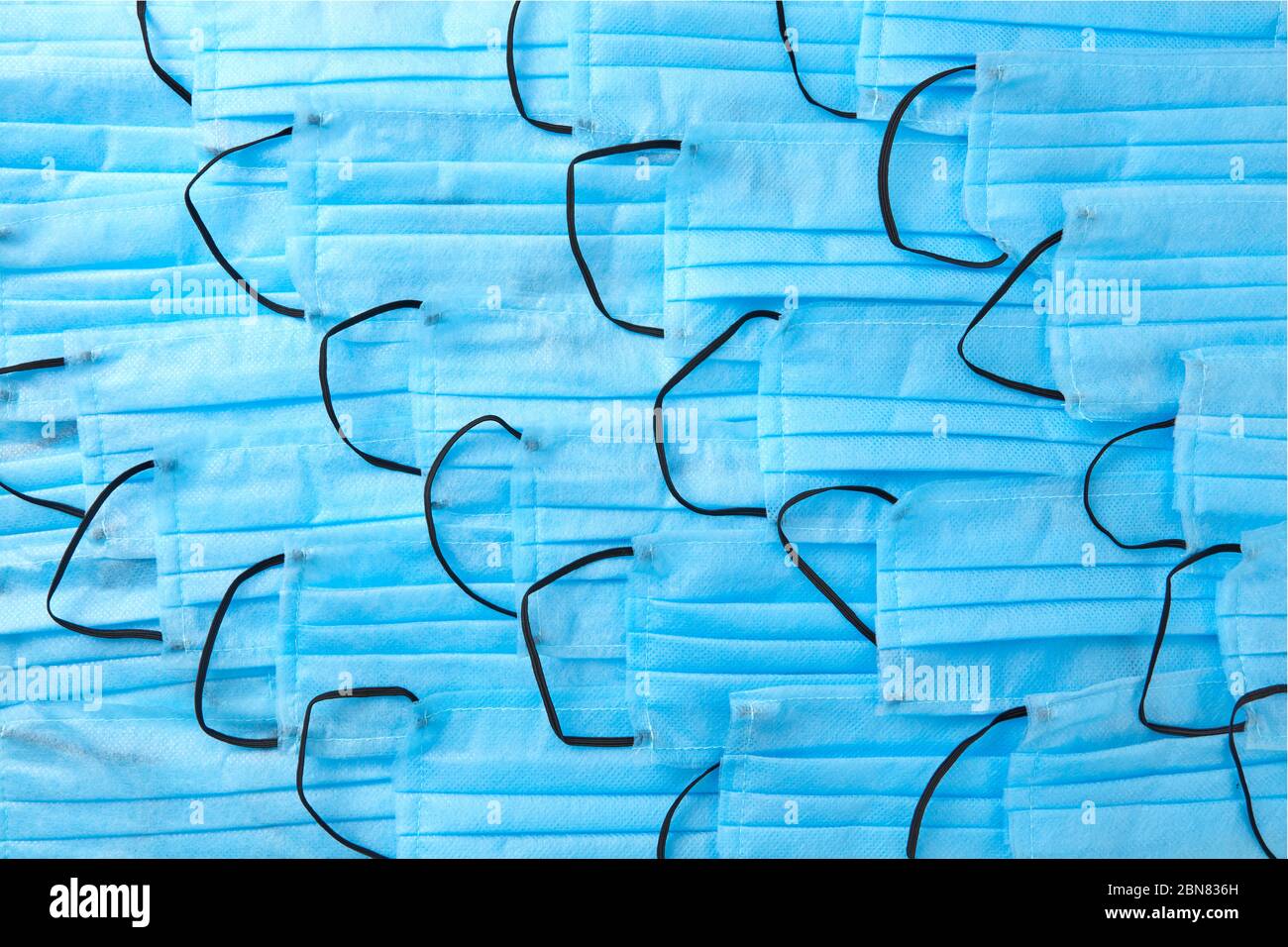 Medical masks for protection from illness, medicine background. Top ...