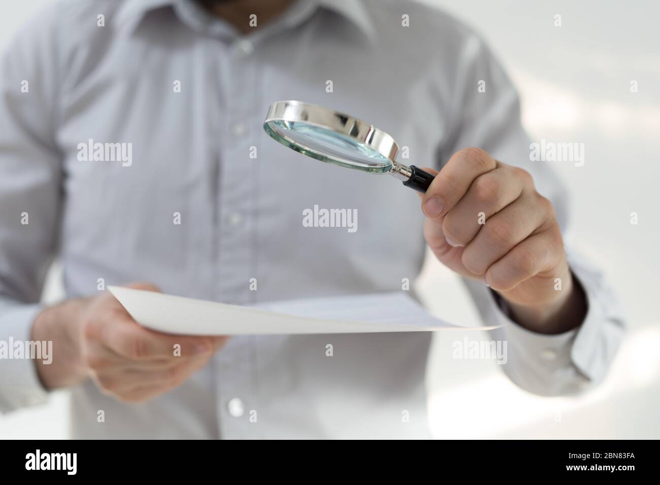 A Magnifying Glass search concept modern Stock Photo - Alamy