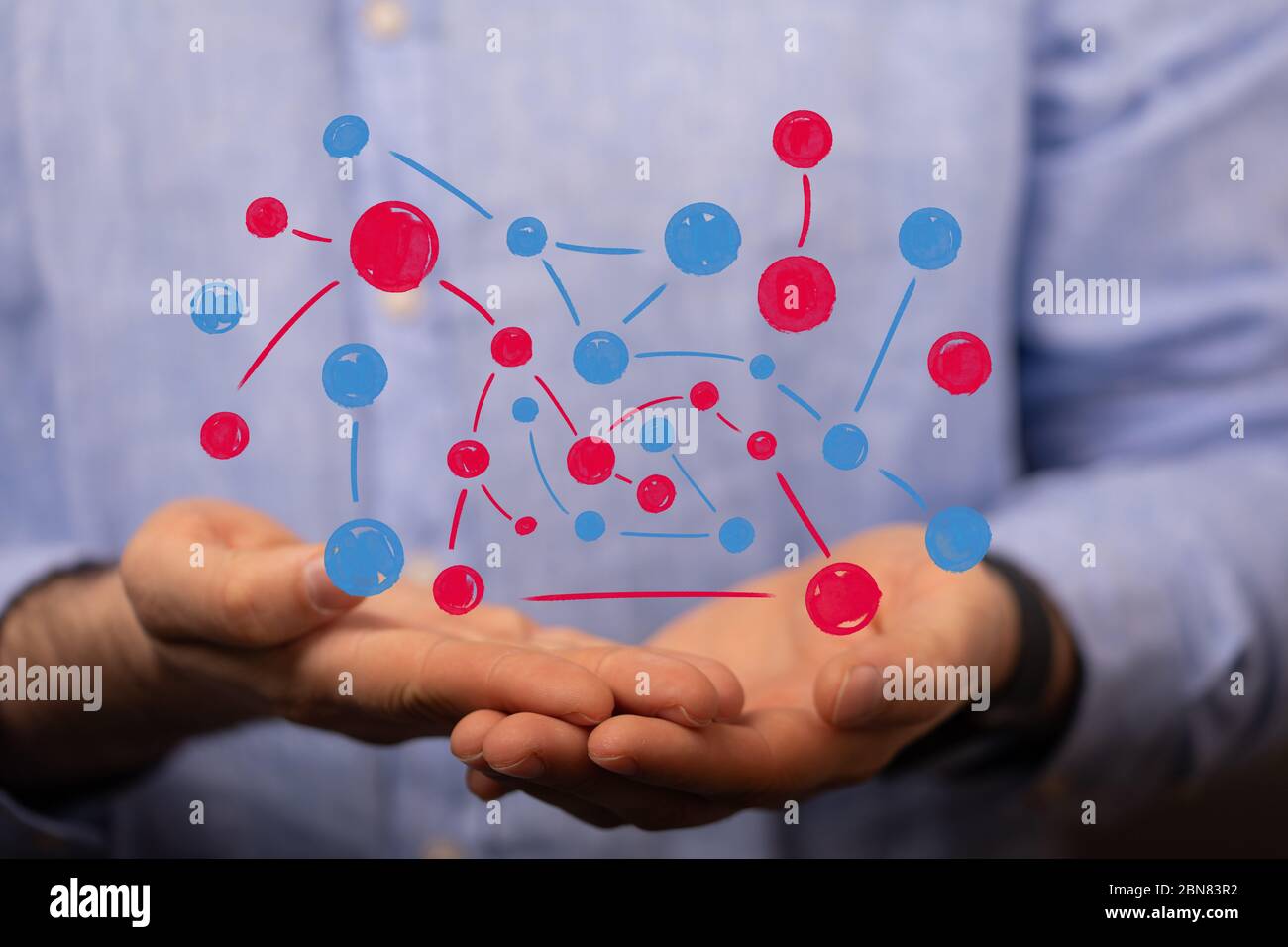 A internet net and data digital concept Stock Photo - Alamy