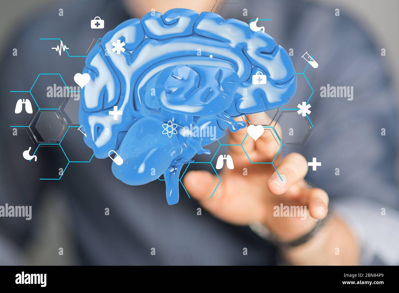 A medi brain Stock Photo - Alamy