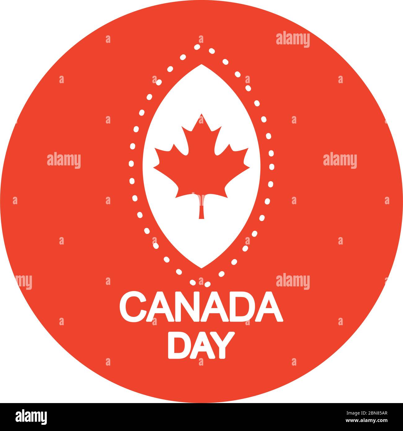 Canada day design with maple leaf icon over white background, block ...