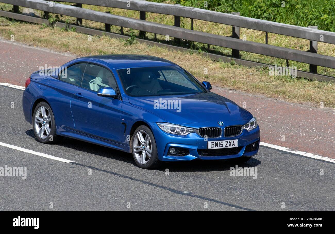 Bmw 4 series blue cars hi-res stock photography and images - Alamy