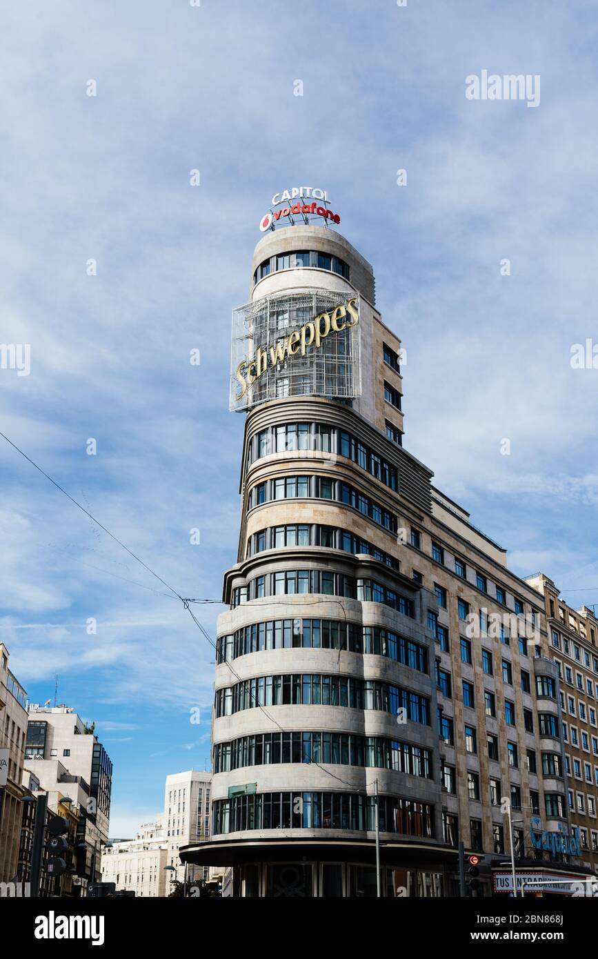 Schweppes building madrid hi-res stock photography and images - Alamy