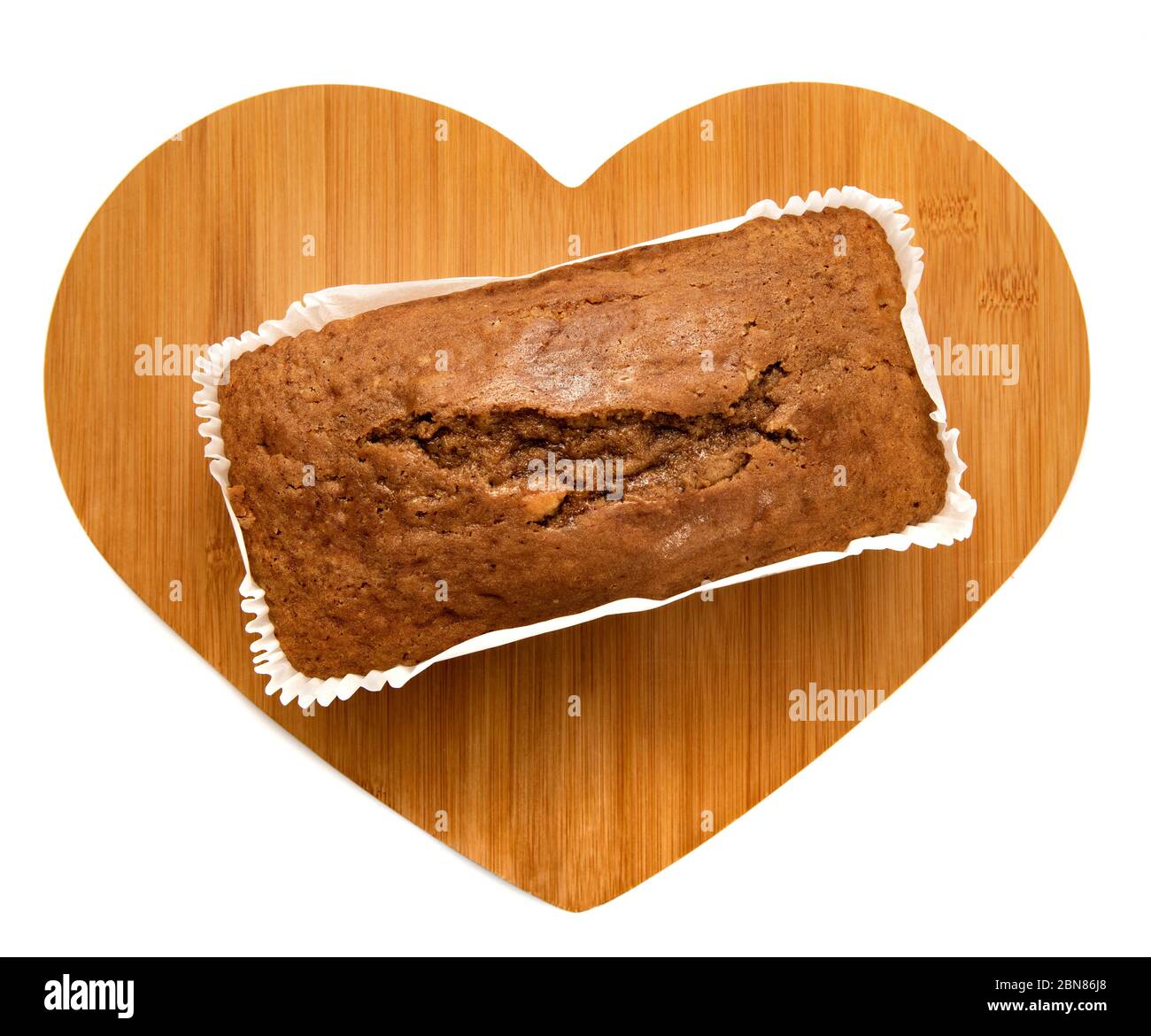 Heart love in cake Cut Out Stock Images & Pictures - Alamy
