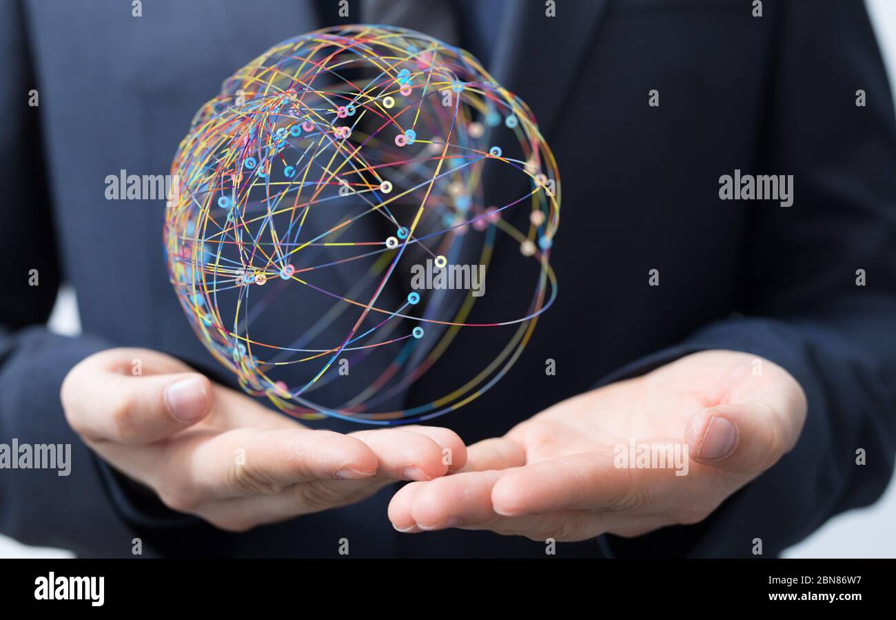 A internet net and data digital concept Stock Photo - Alamy